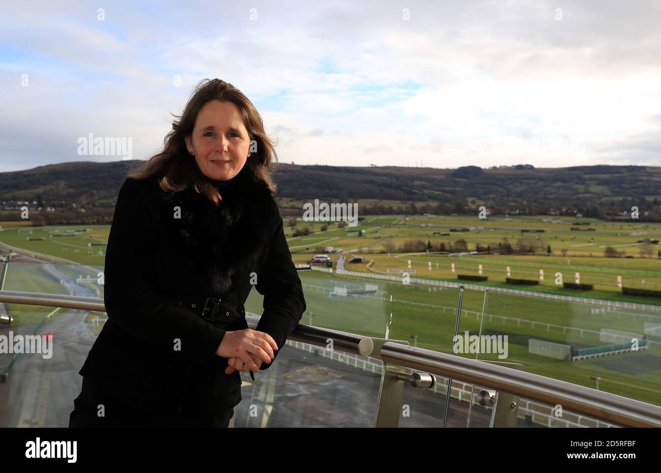 ITV Racing presenter Alice Plunkett during Festival Trials Day at ...