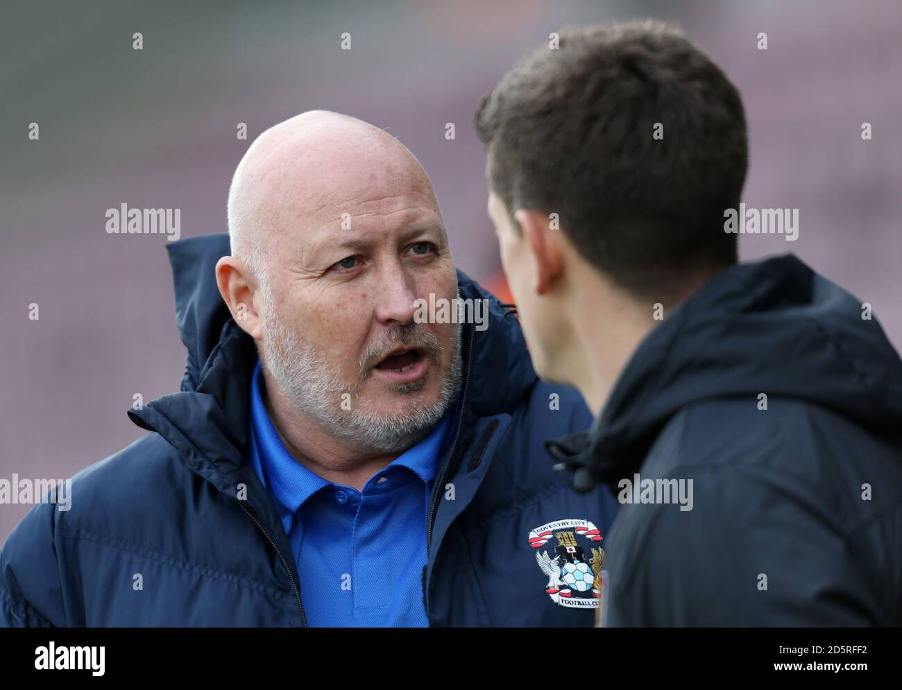 Coventry City manager Russell Slade (left Stock Photo - Alamy