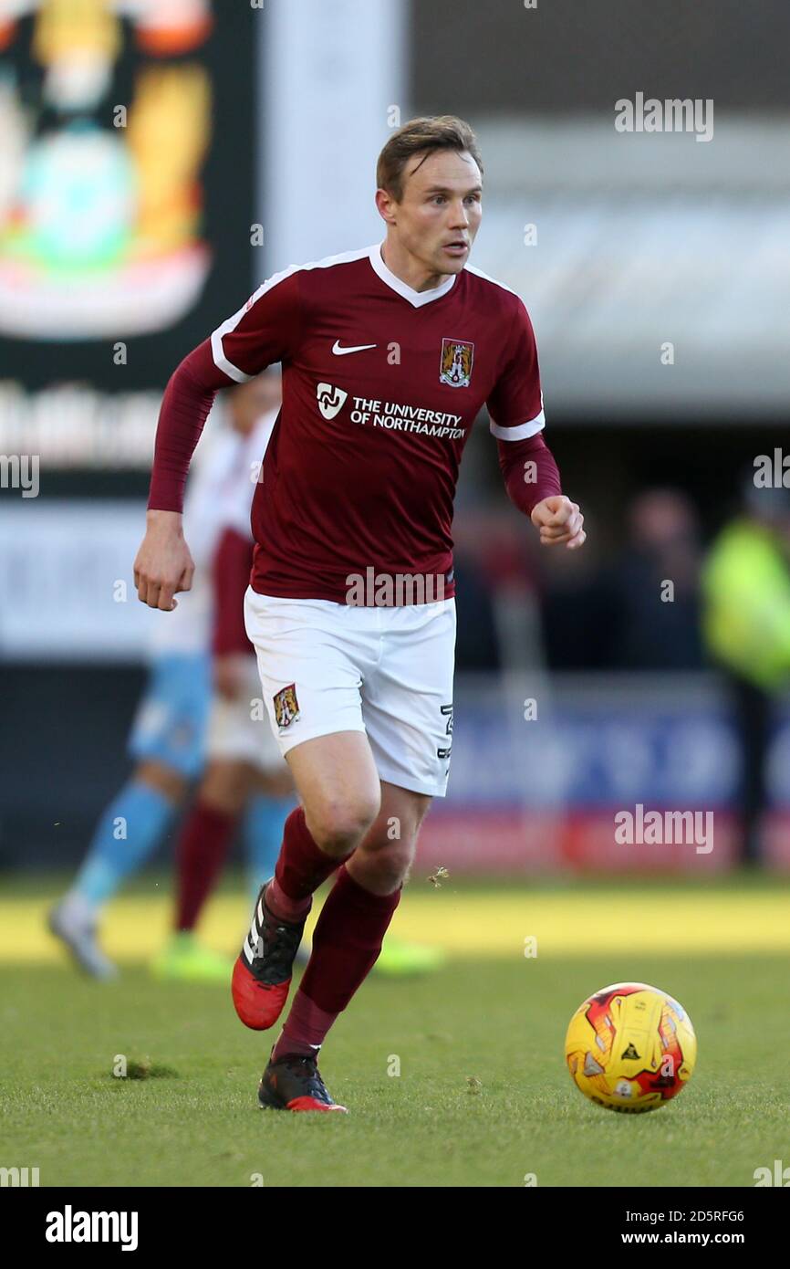 Northampton Town's Matthew Taylor Stock Photo - Alamy