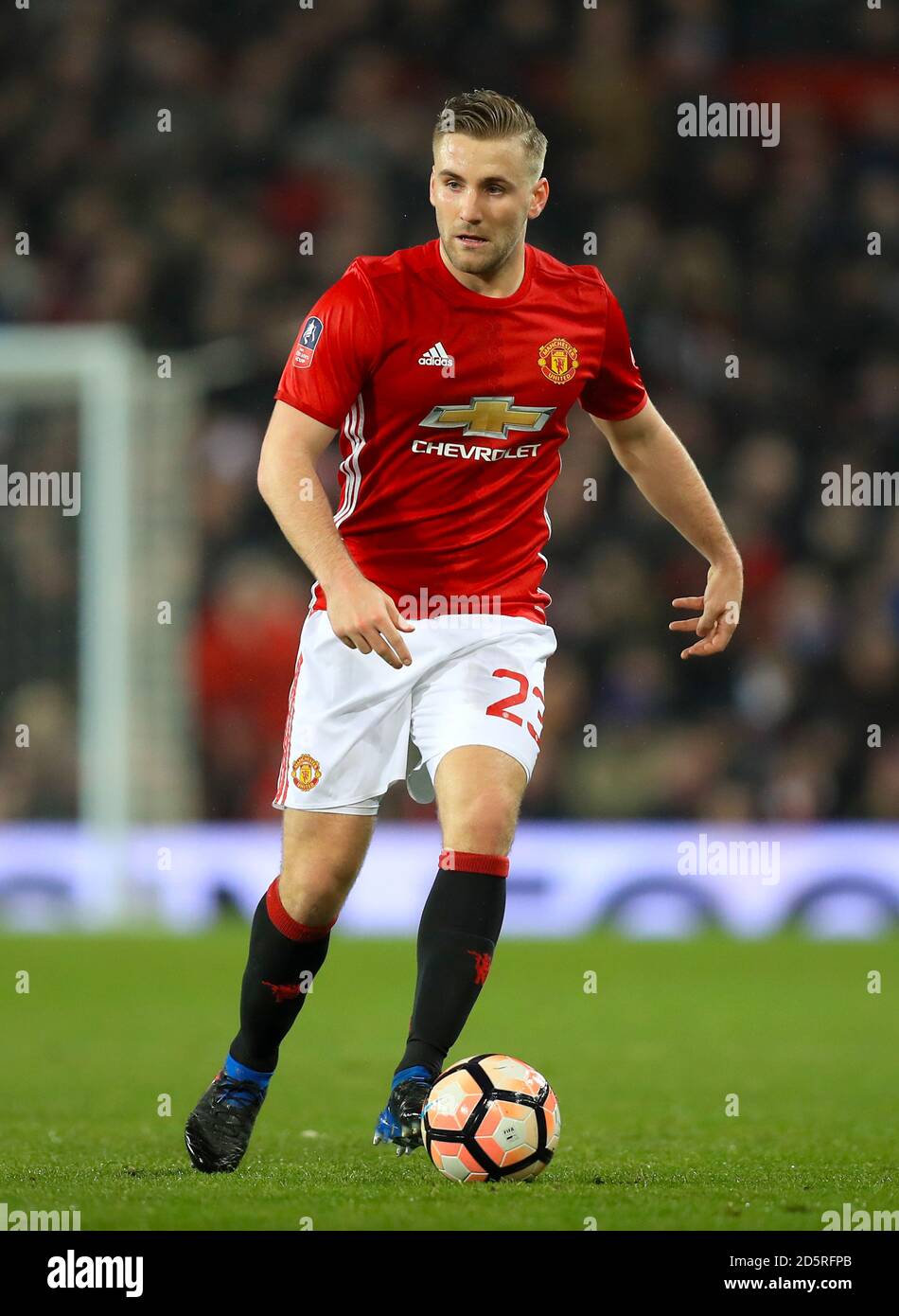 Luke Shaw, Manchester United Stock Photo - Alamy