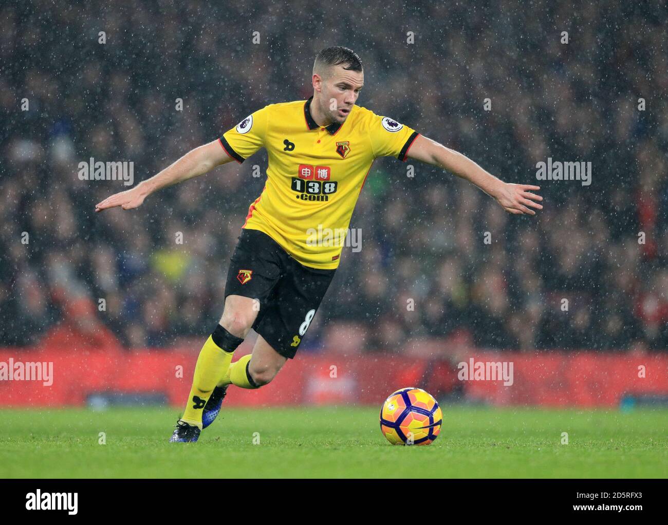Watford's Tom Cleverley Stock Photo - Alamy