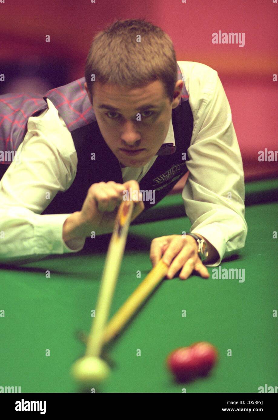 Stephen Hendry during the World Snooker Championships semi-final at the ...