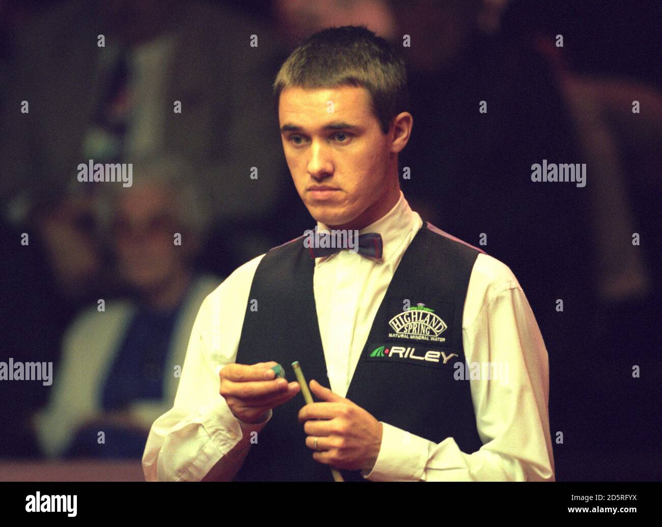 Stephen Hendry during the World Snooker Championships semi-final at the ...