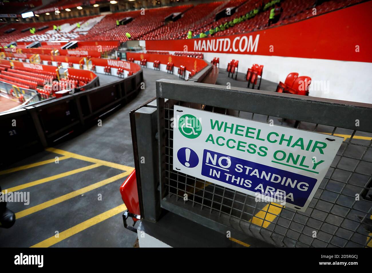 Football disabled area hi-res stock photography and images - Alamy