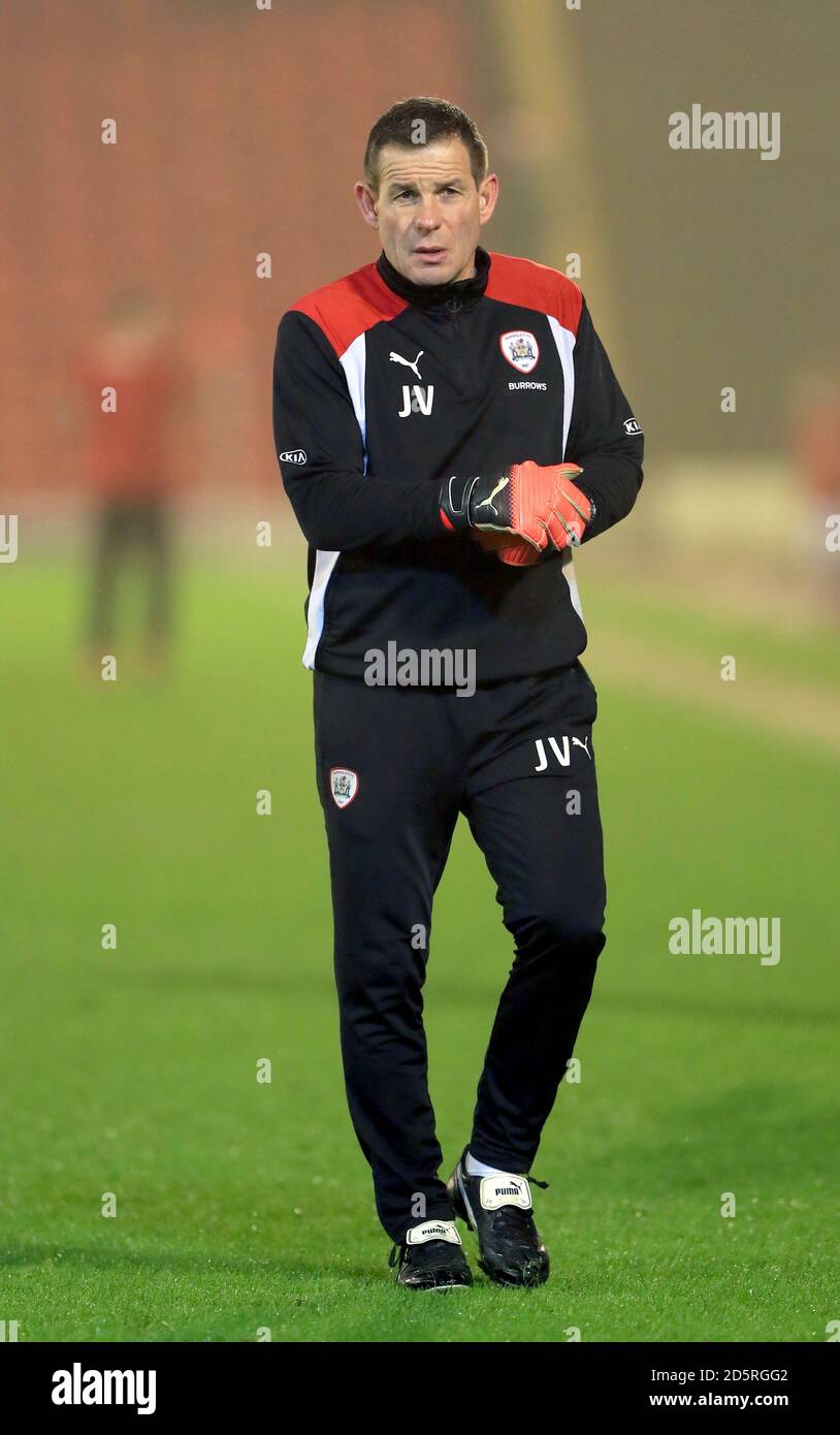 Barnsley Goalkeeper Coach John Vaughan Stock Photo - Alamy