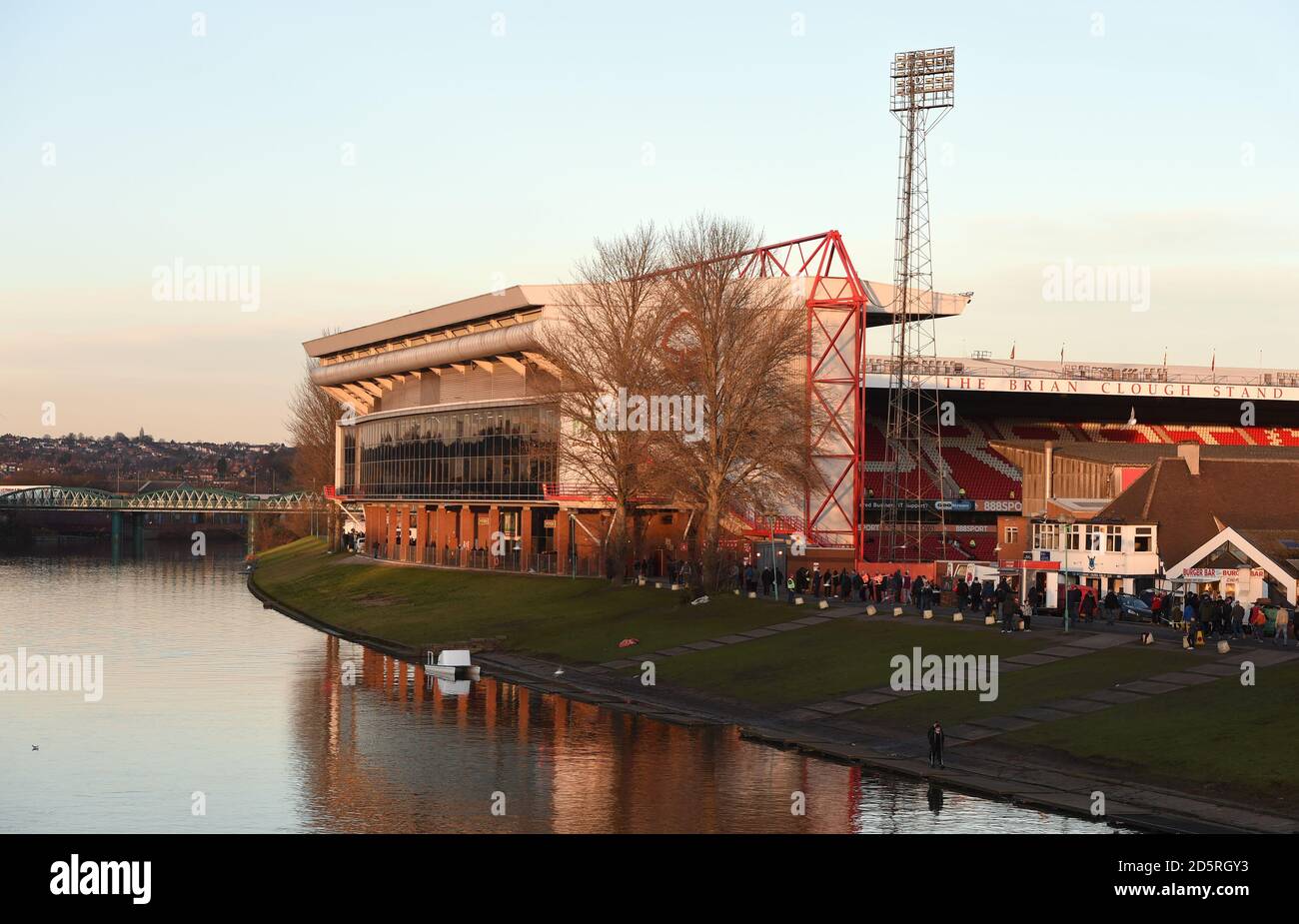 General view of the City Ground, home of Nottingham Forest Stock Photo ...