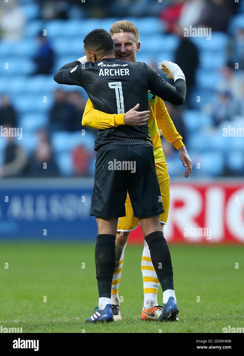 Millwall goalkeeper jordan archer hi-res stock photography and images ...