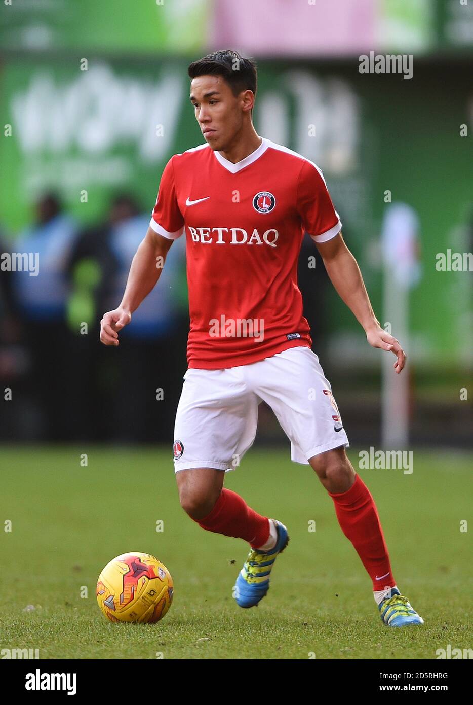 Charlton Athletic's Adam Chicksen Stock Photo - Alamy