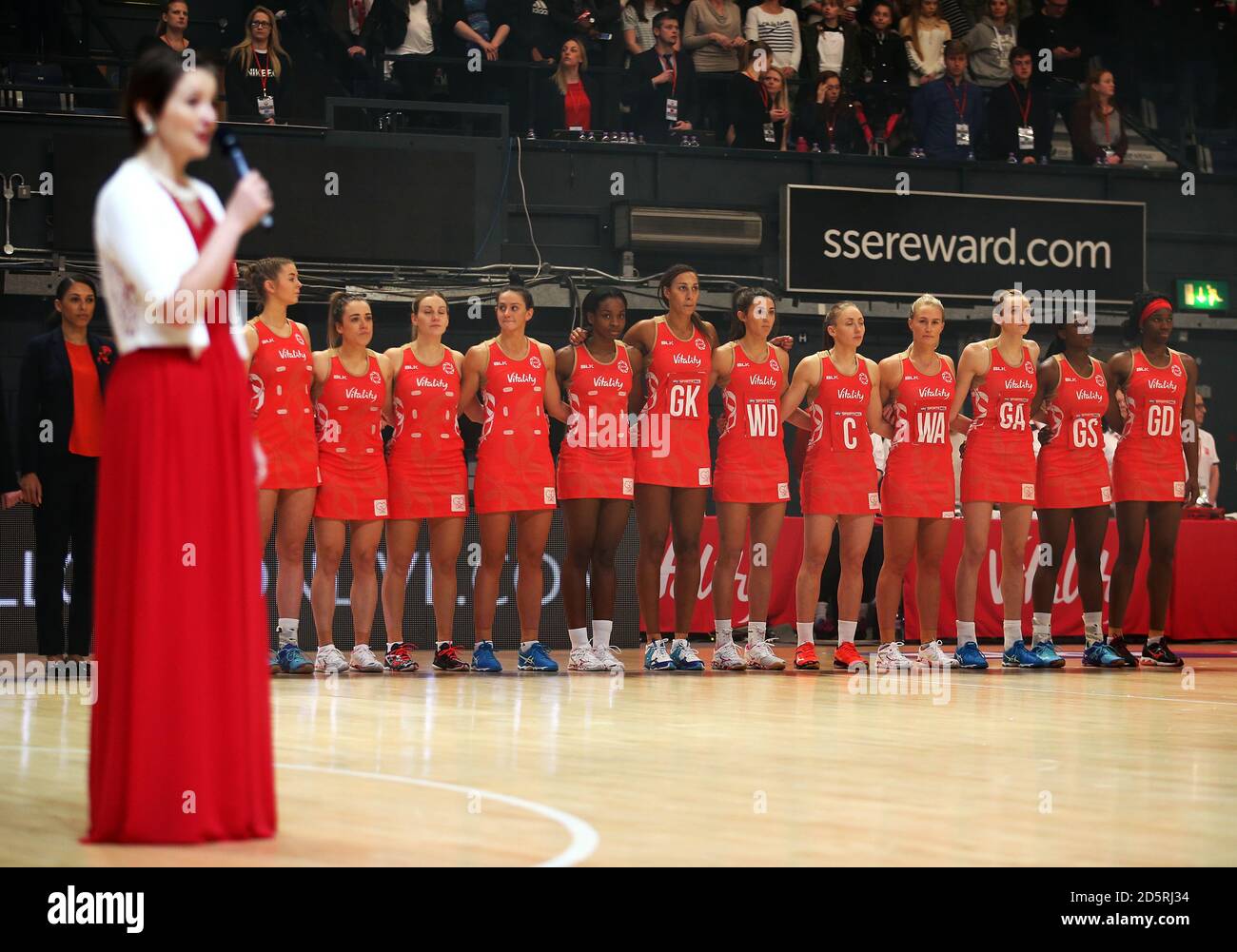 England players line up hi-res stock photography and images - Alamy