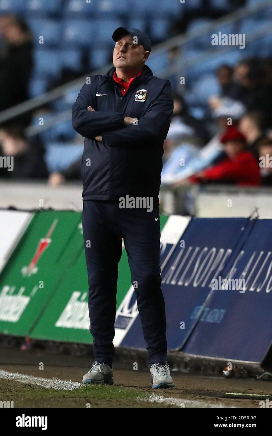 Coventry City manager Russell Slade Stock Photo - Alamy