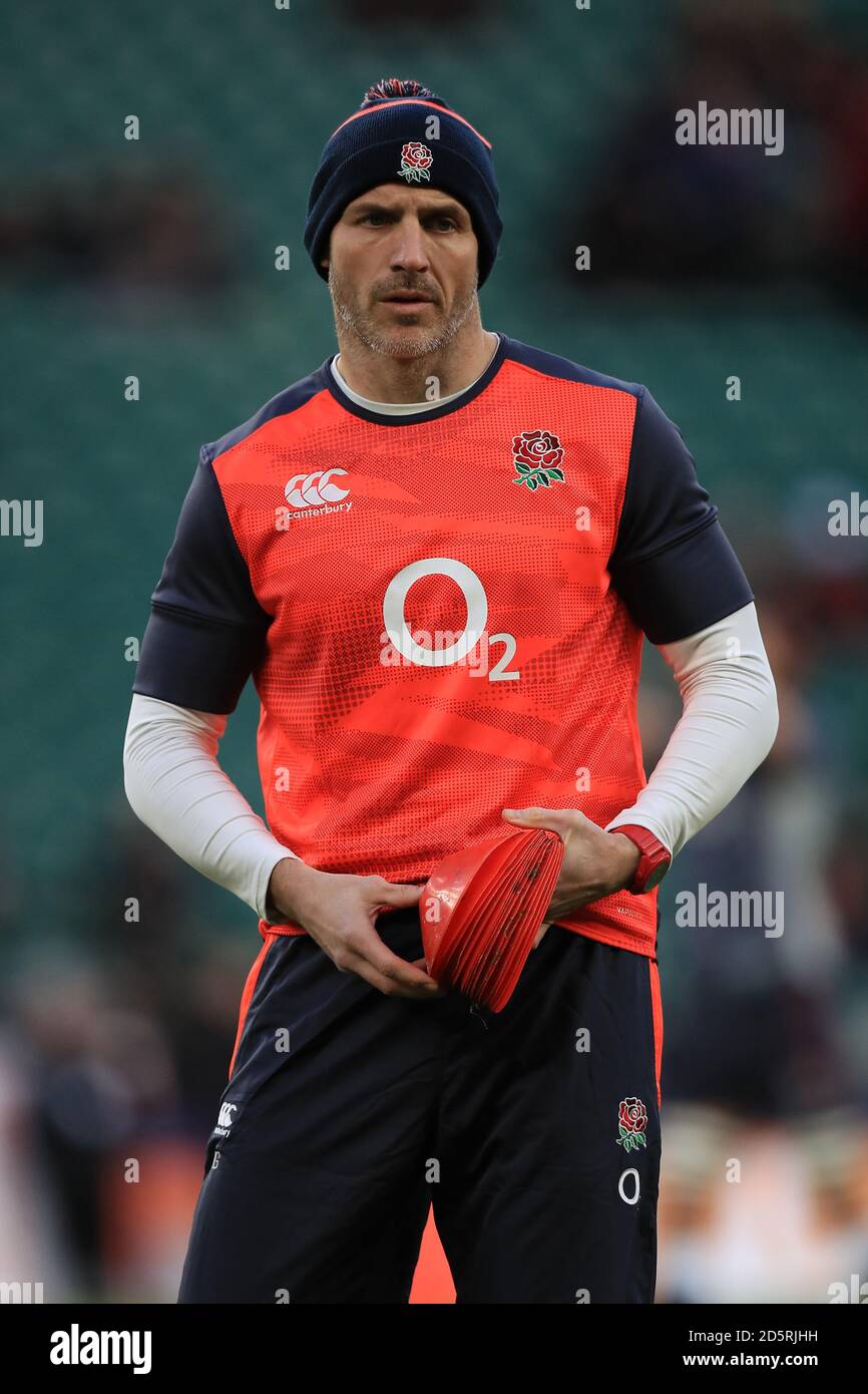 England denfence coach Paul Gustard Stock Photo - Alamy