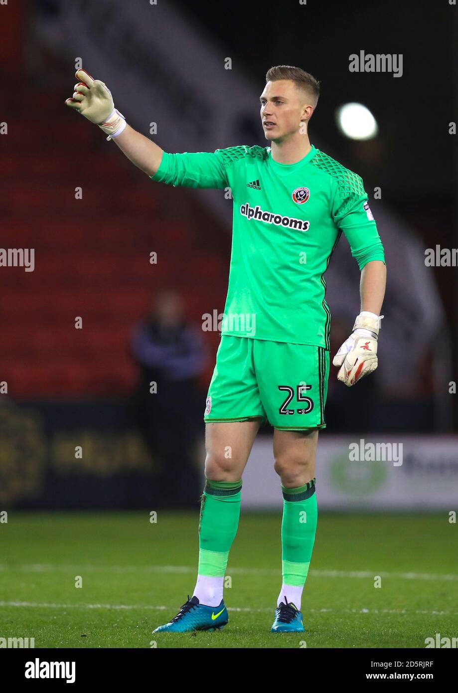 Sheffield United goalkeeper Simon Moore Stock Photo - Alamy