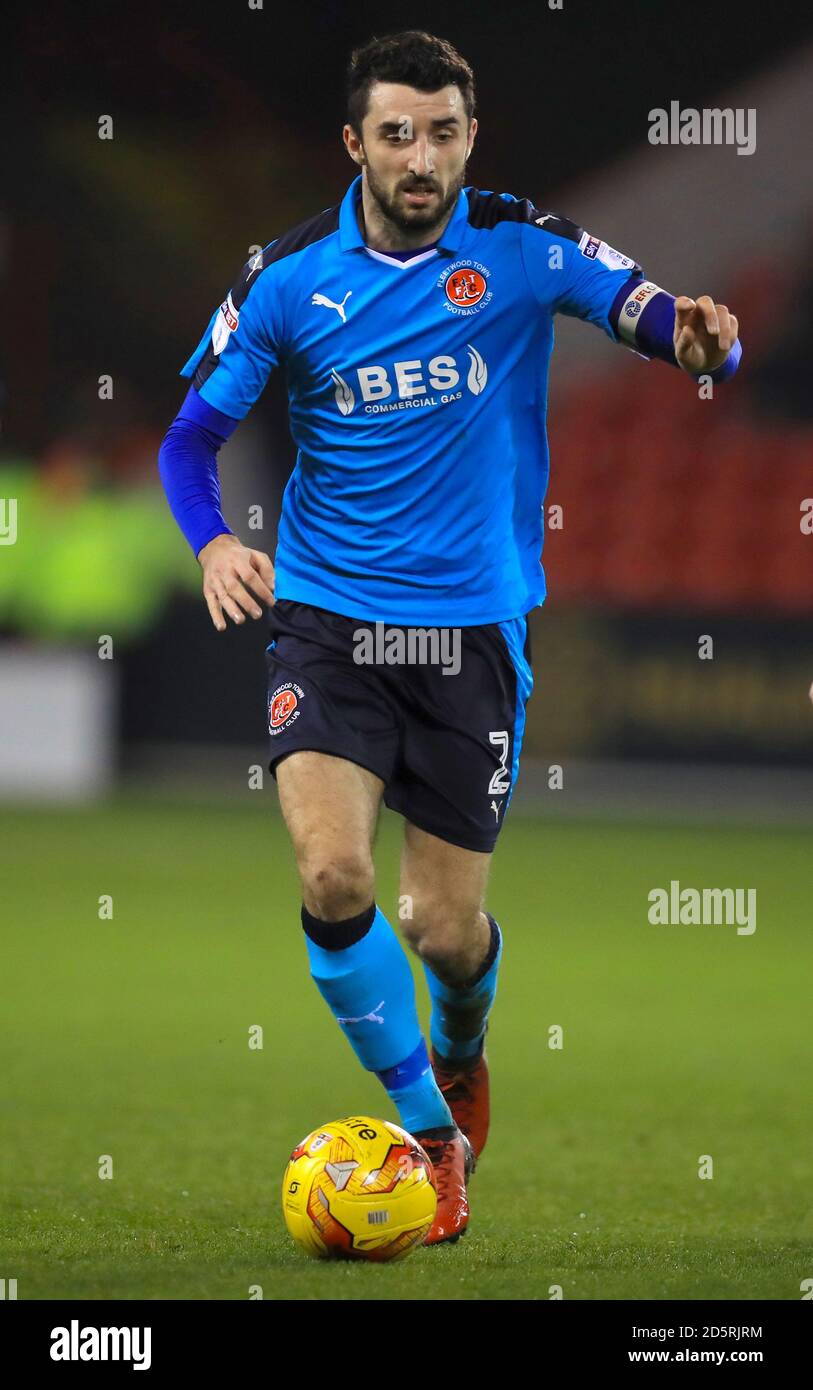 Conor McLaughlin, Fleetwood Town Stock Photo - Alamy