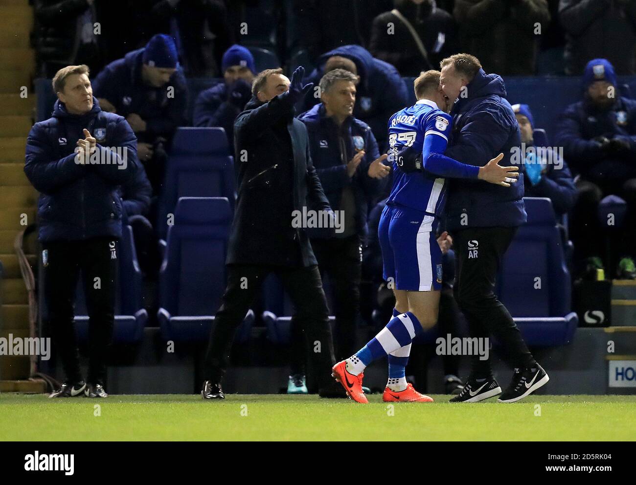 Sheffield wednesday goalkeeper coach andy rhodes hi-res stock ...