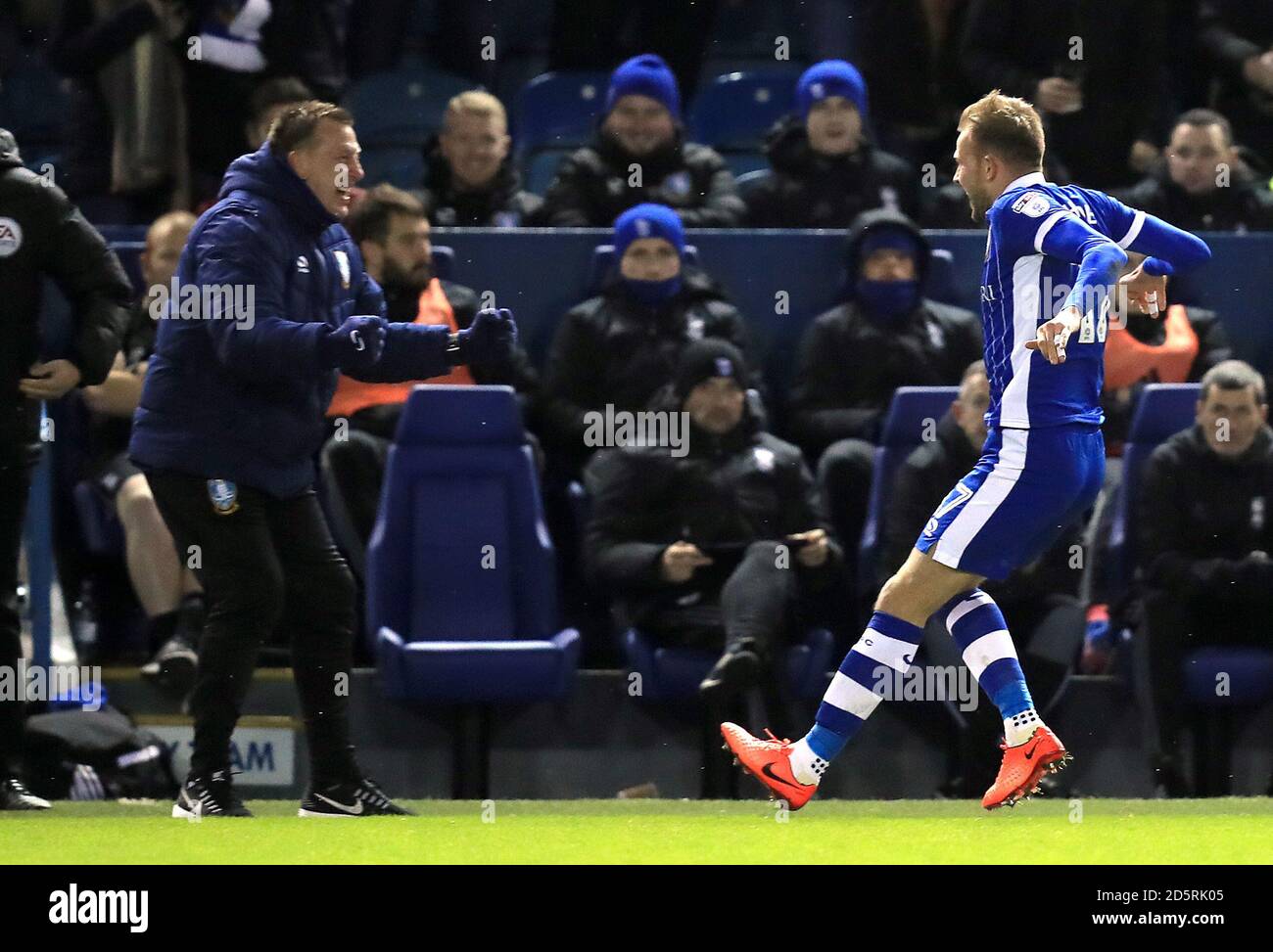 Sheffield wednesday goalkeeper coach andy rhodes hi-res stock ...