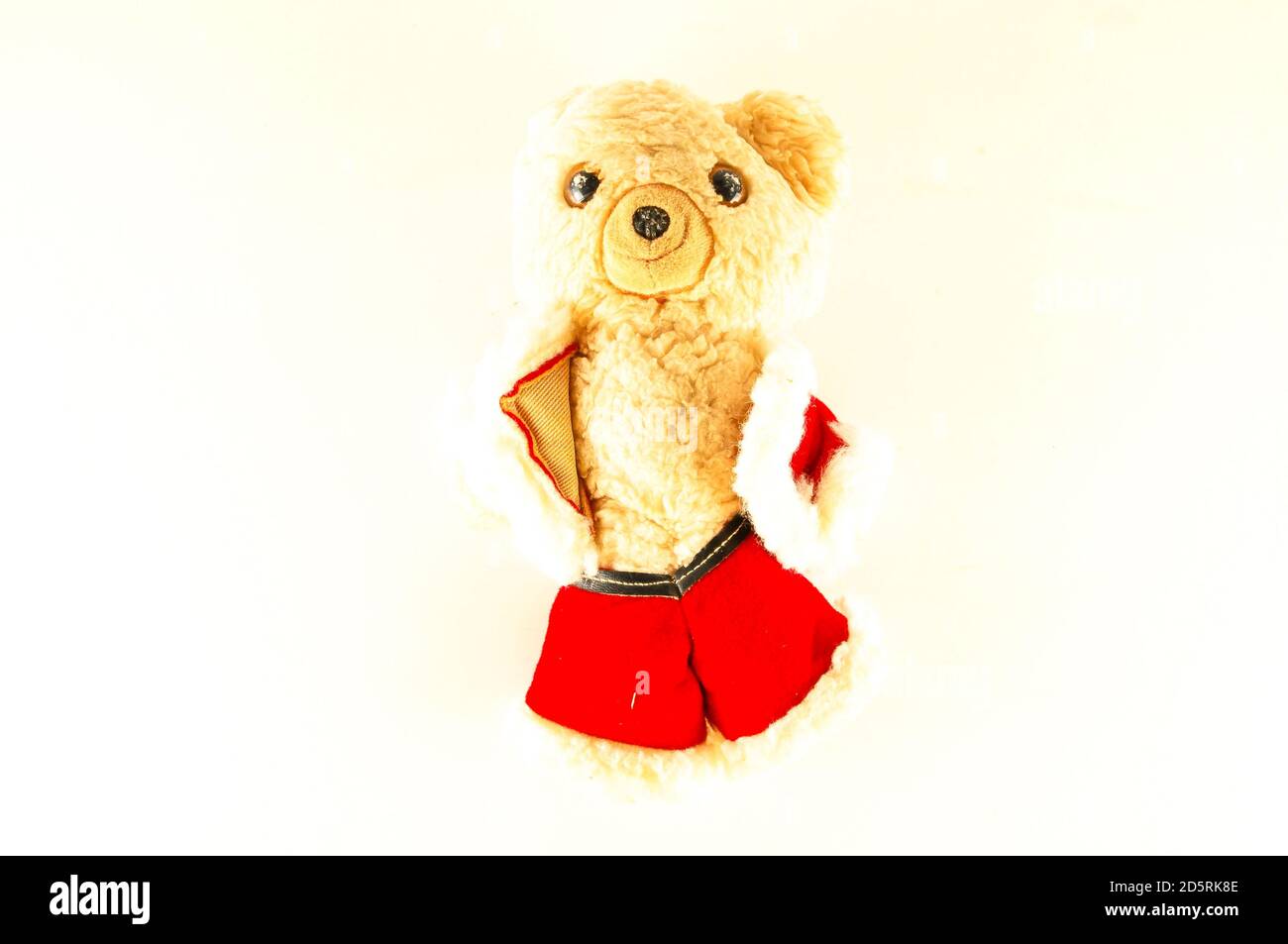 Pierrot toy doll on white background Stock Photo - Alamy