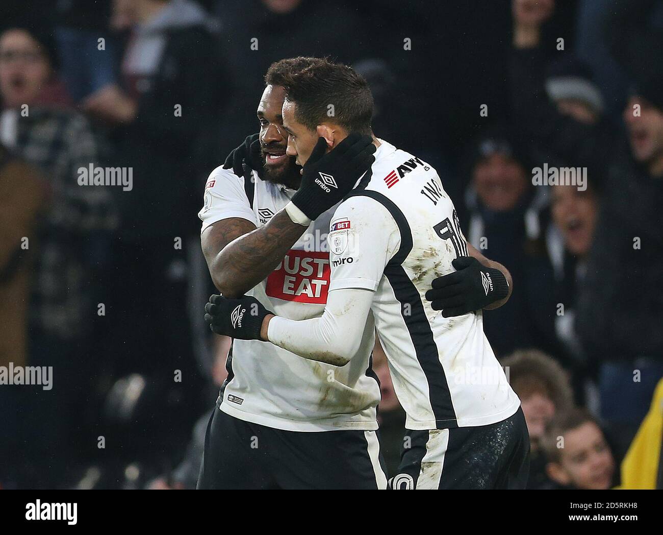 Derby countys tom ince celebrates scoring hi-res stock photography and ...