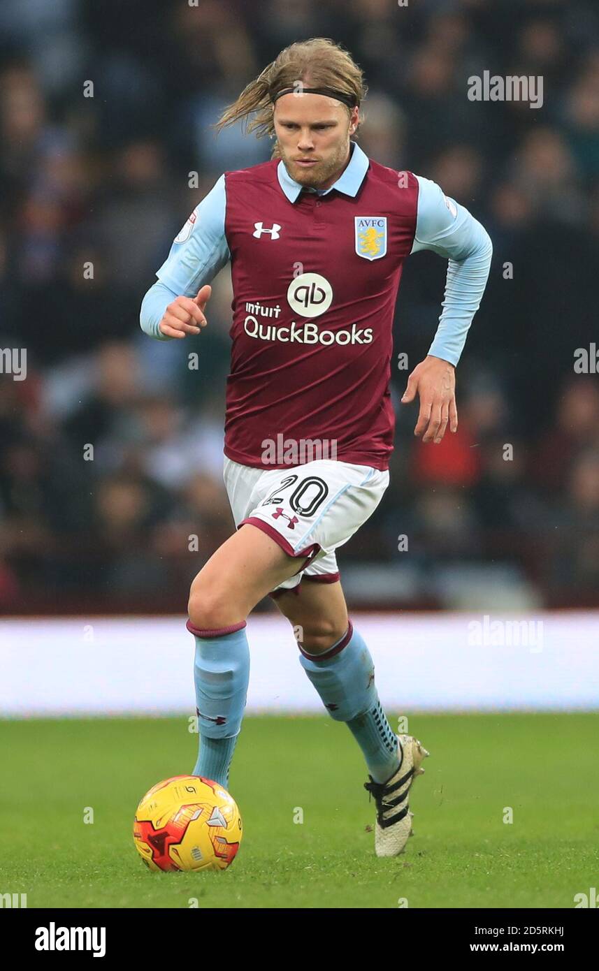 Aston villas birkir bjarnason hi-res stock photography and images - Alamy