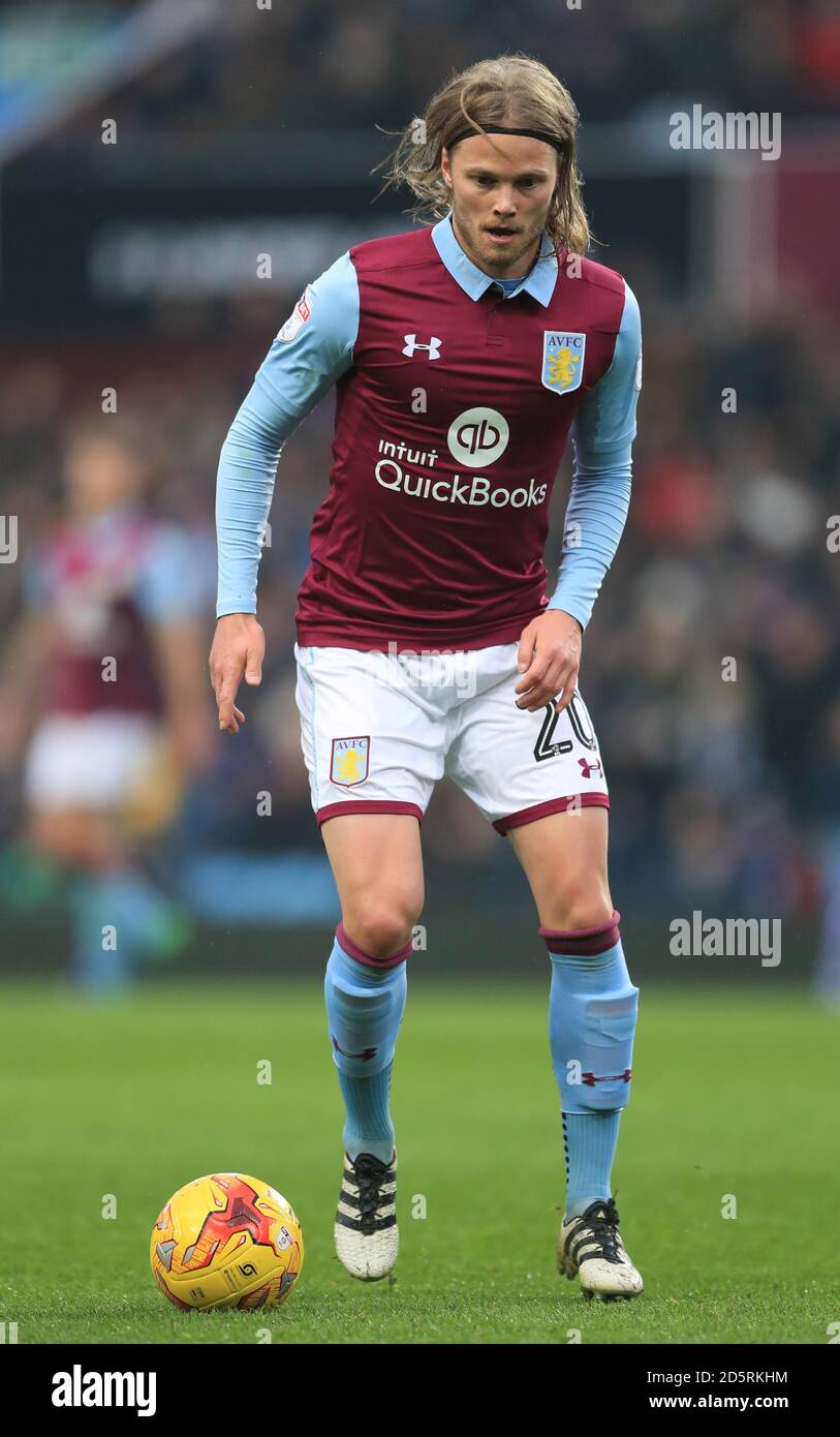 Aston villas birkir bjarnason hi-res stock photography and images - Alamy
