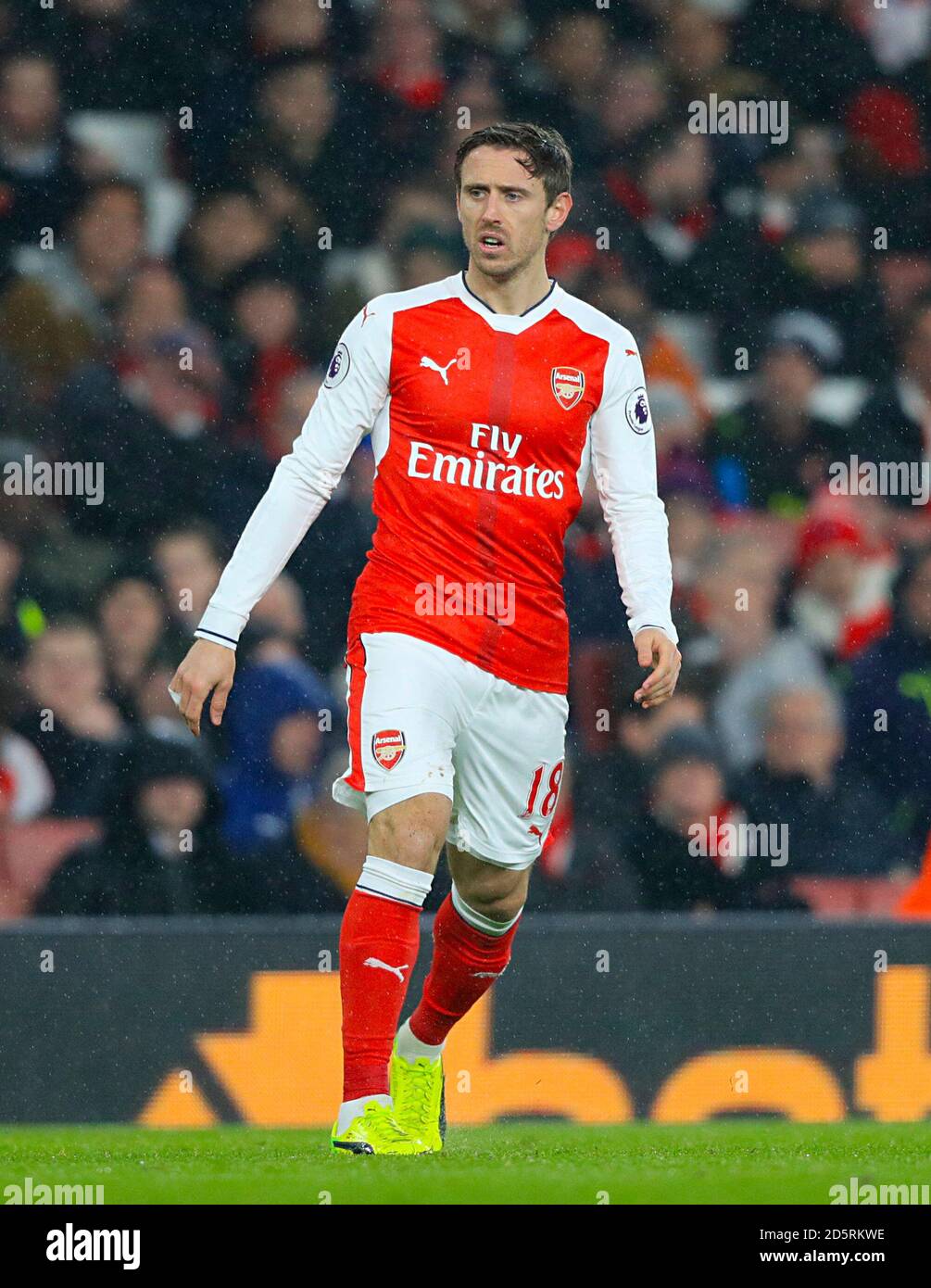 Nacho Monreal, Arsenal Stock Photo - Alamy