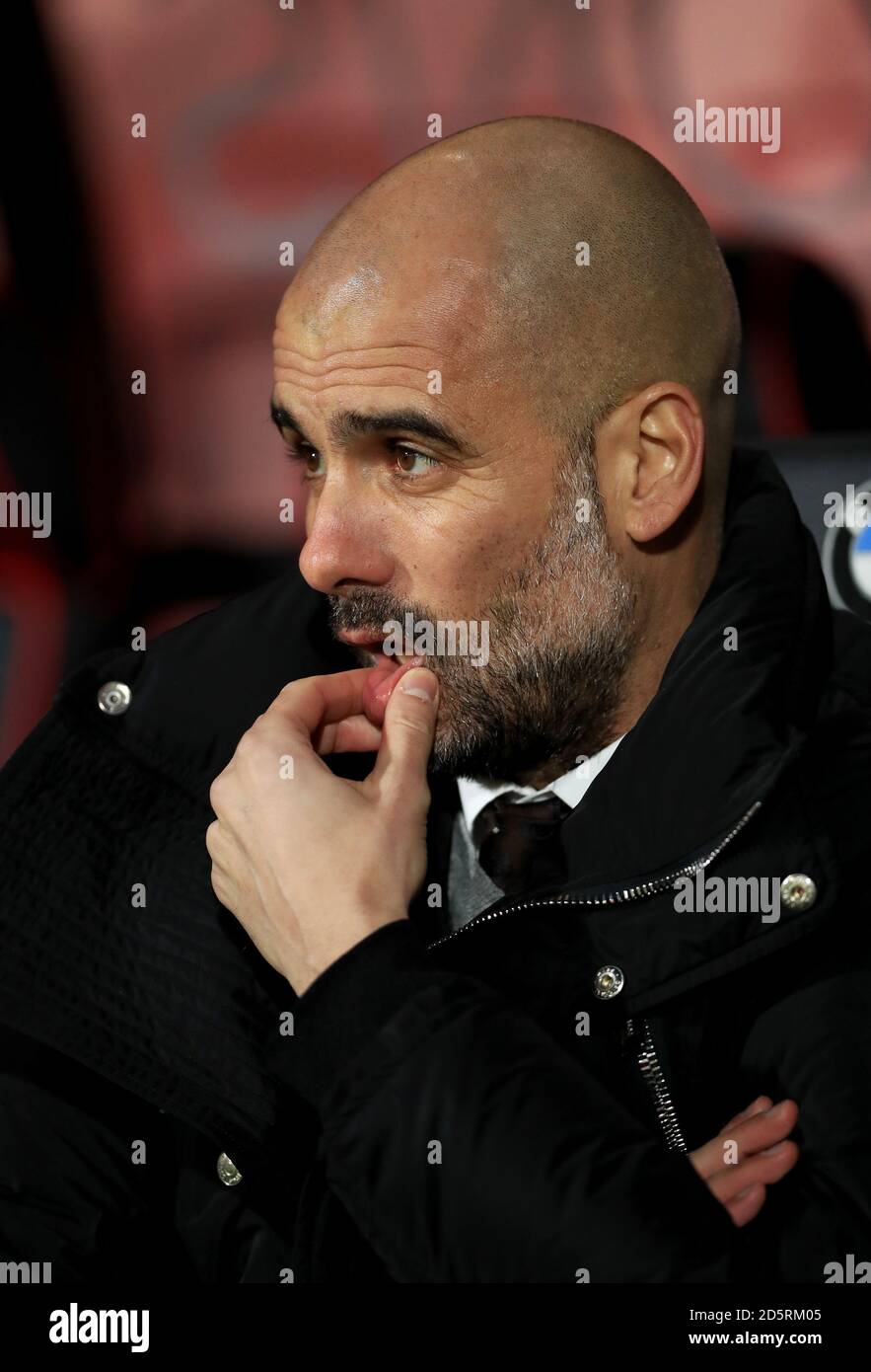 Pep guardiola man city headshot hi-res stock photography and images - Alamy