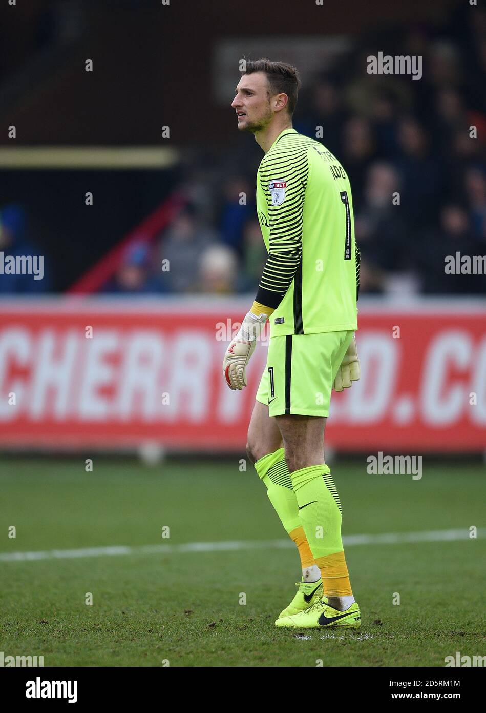 Charlton Athletic goalkeeper Declan Rudd Stock Photo - Alamy