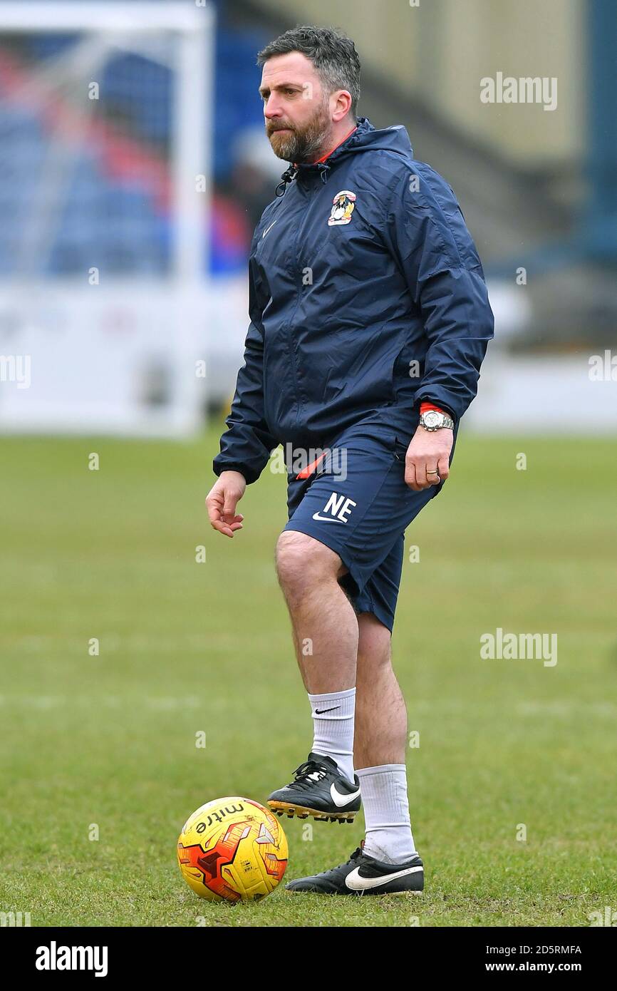 Coventry City First Team coach Nicky Eaden Stock Photo - Alamy