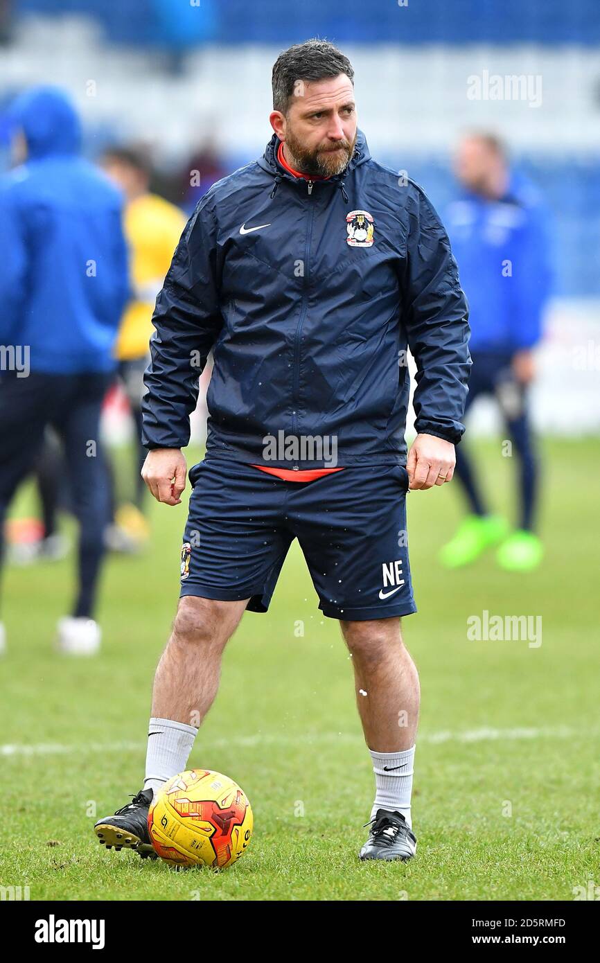 Coventry City First Team coach Nicky Eaden Stock Photo - Alamy