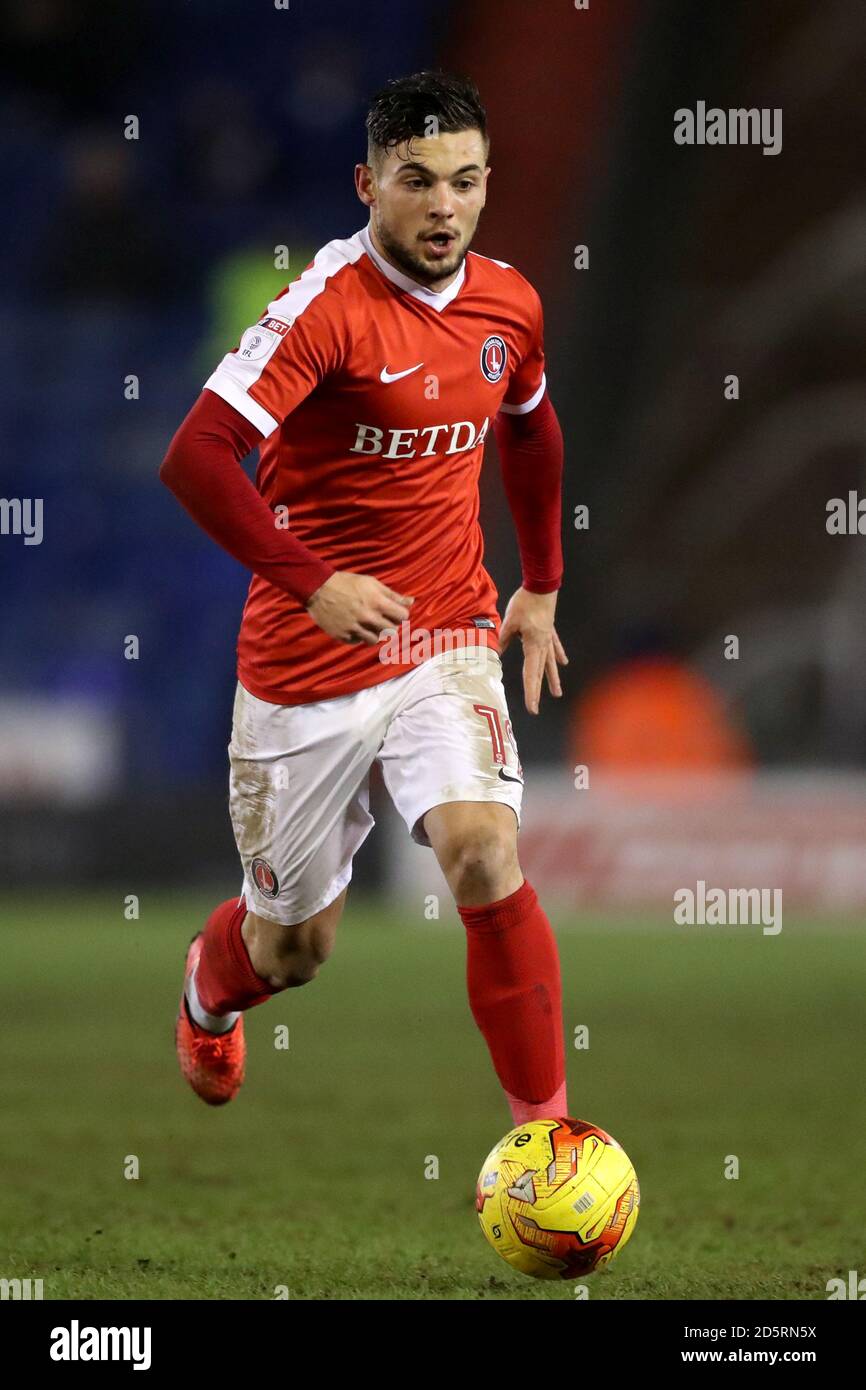 Charlton Athletic's Jake Forster-Caskey Stock Photo - Alamy