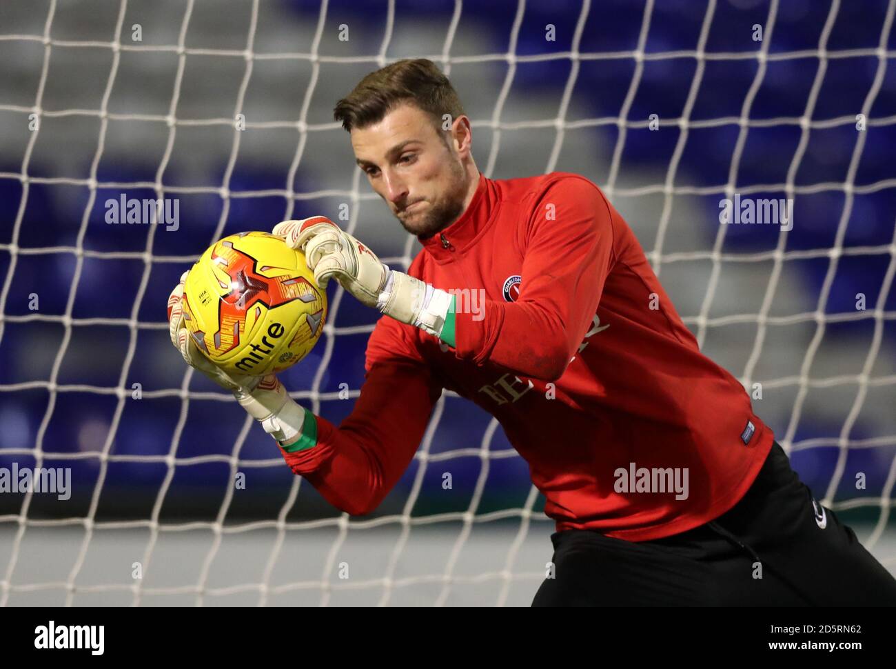 Charlton Athletic goalkeeper Declan Rudd Stock Photo - Alamy