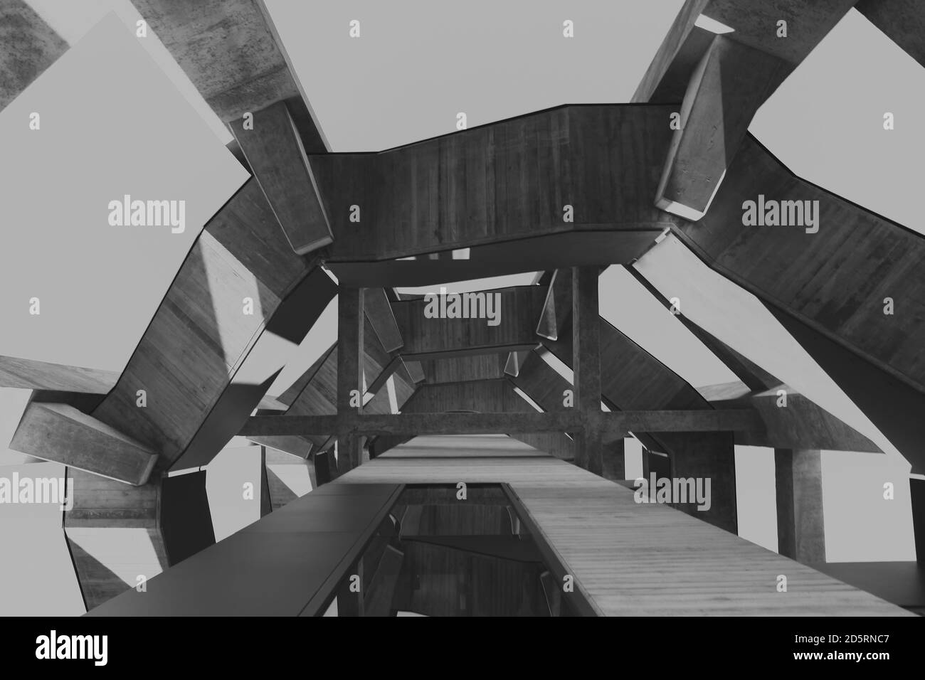 Abstract Concrete Structures Stock Photo - Alamy