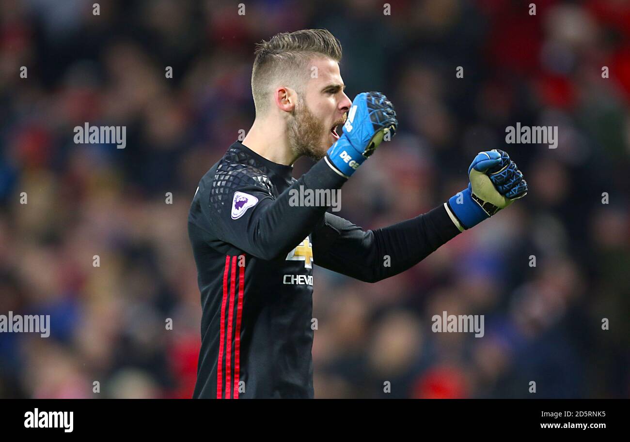 Manchester United goalkeeper David De Gea Stock Photo - Alamy