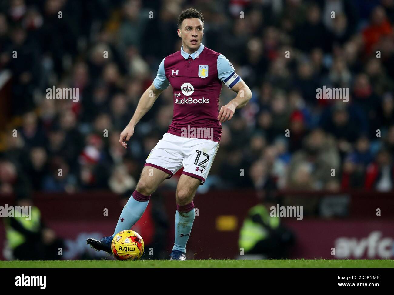 Aston Villa's James Chester Stock Photo - Alamy