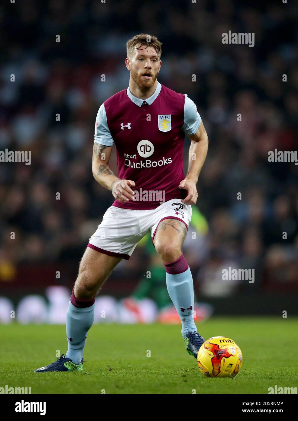 Aston Villa's Nathan Baker Stock Photo - Alamy
