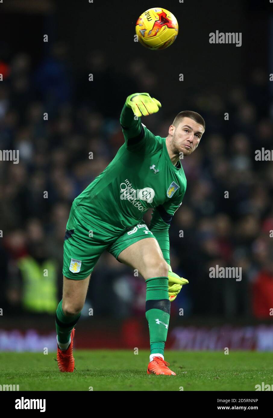 Aston Villa goalkeeper Sam Johnstone Stock Photo - Alamy