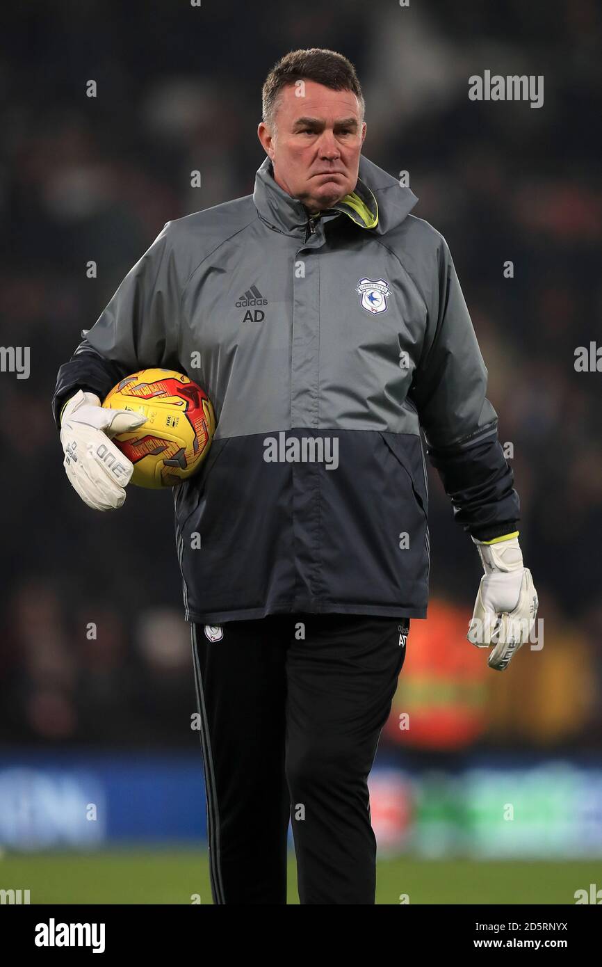 Cardiff City Goalkeeping Coach Andy Dibble Stock Photo - Alamy