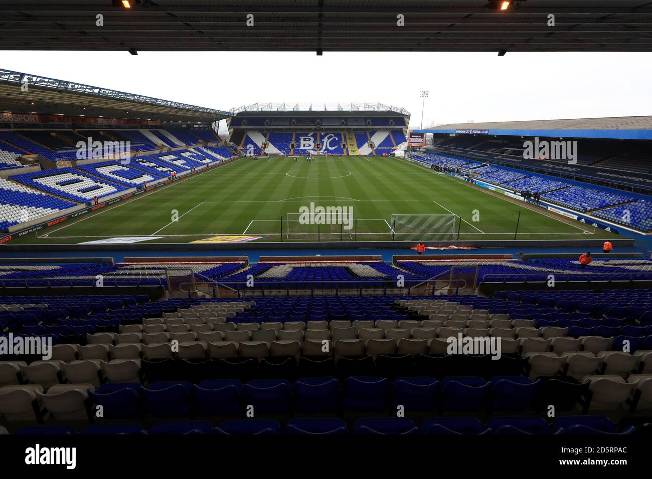 Birmingham City's St Andrews stadium Stock Photo - Alamy