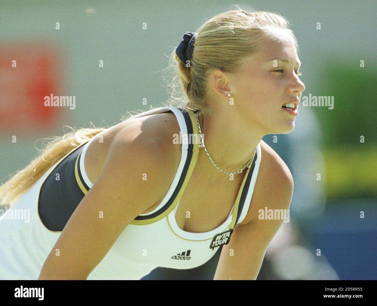 Russia's Anna Kournikova and Switzerland's Martina Hingis in their ...