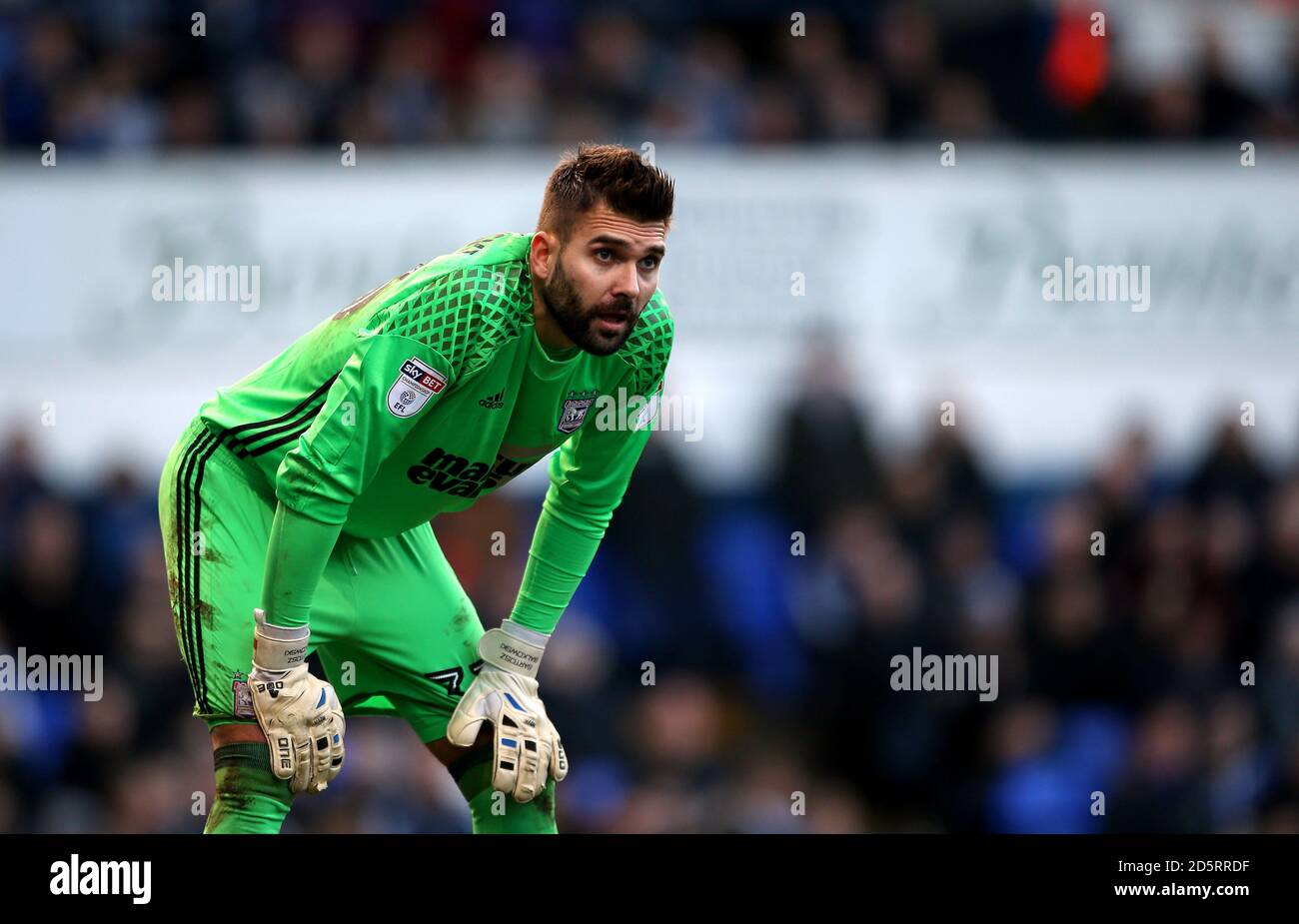 Ipswich Town goalkeeper Bartosz Bialkowski Stock Photo - Alamy