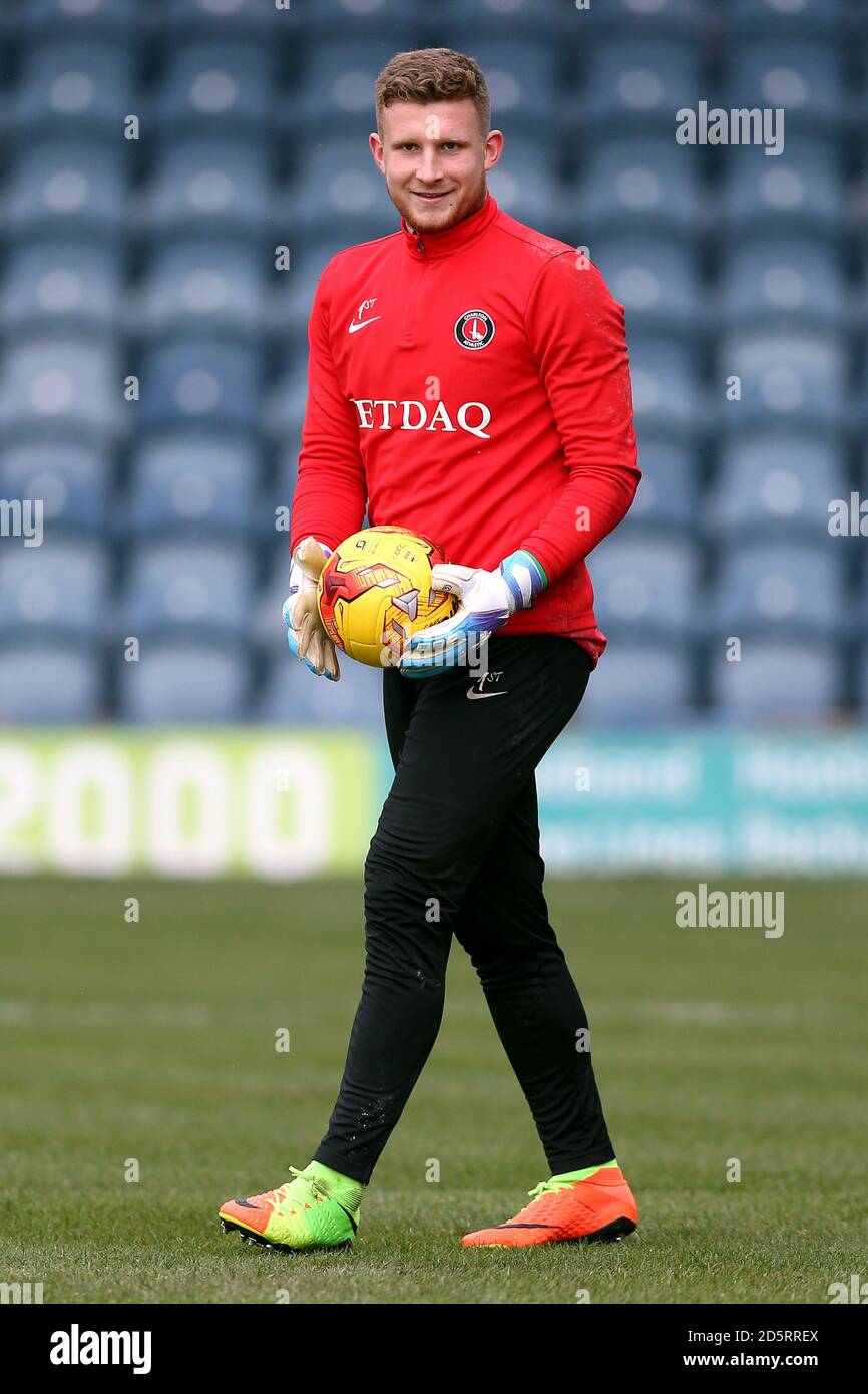 Charlton Athletic goalkeeper Dillon Phillips Stock Photo - Alamy