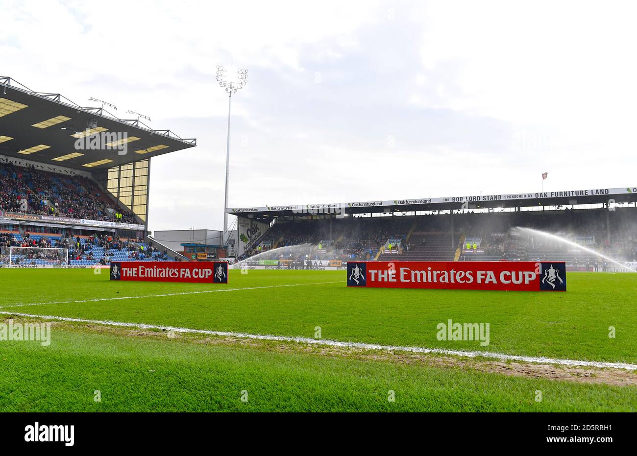 General view of the pitch at Turf Moor Stock Photo - Alamy