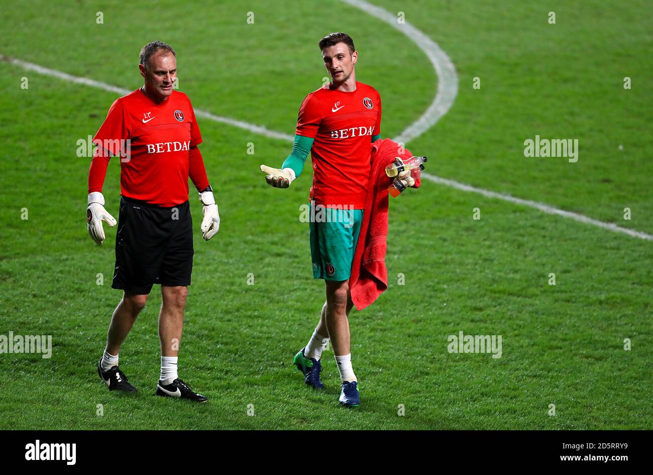Charlton Athletic Goalkeeping Coach Lee Turner and Charlton Athletic ...