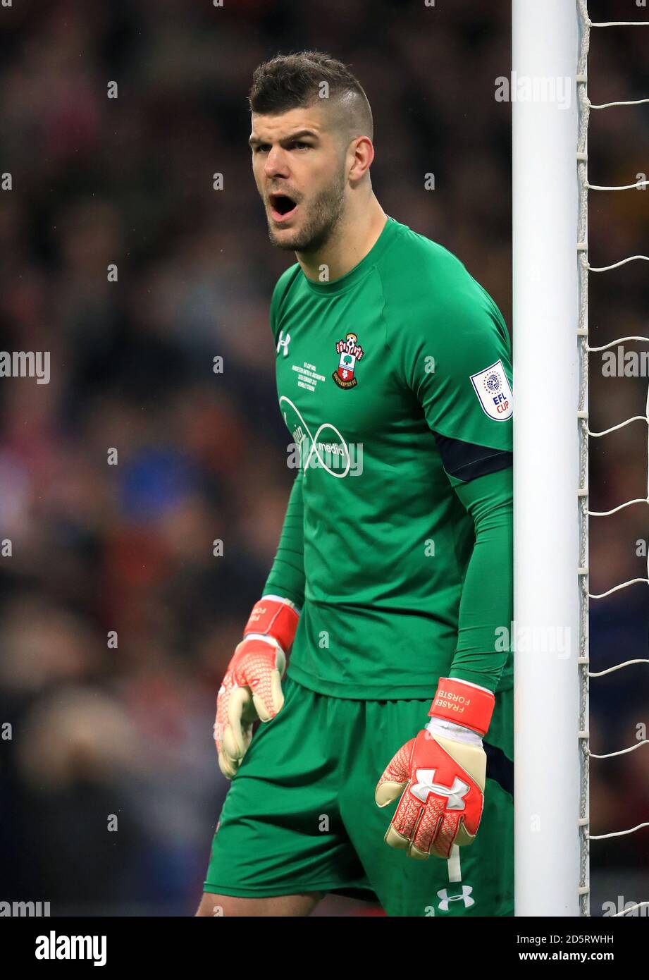Southampton goalkeeper Fraser Forster Stock Photo - Alamy