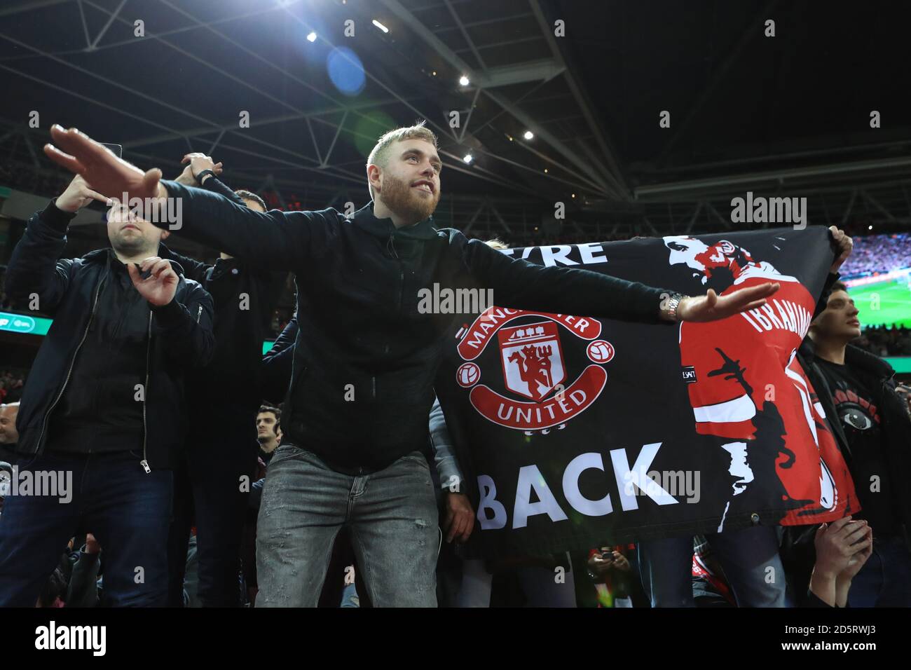 Manchester united celebrate their win hi-res stock photography and ...