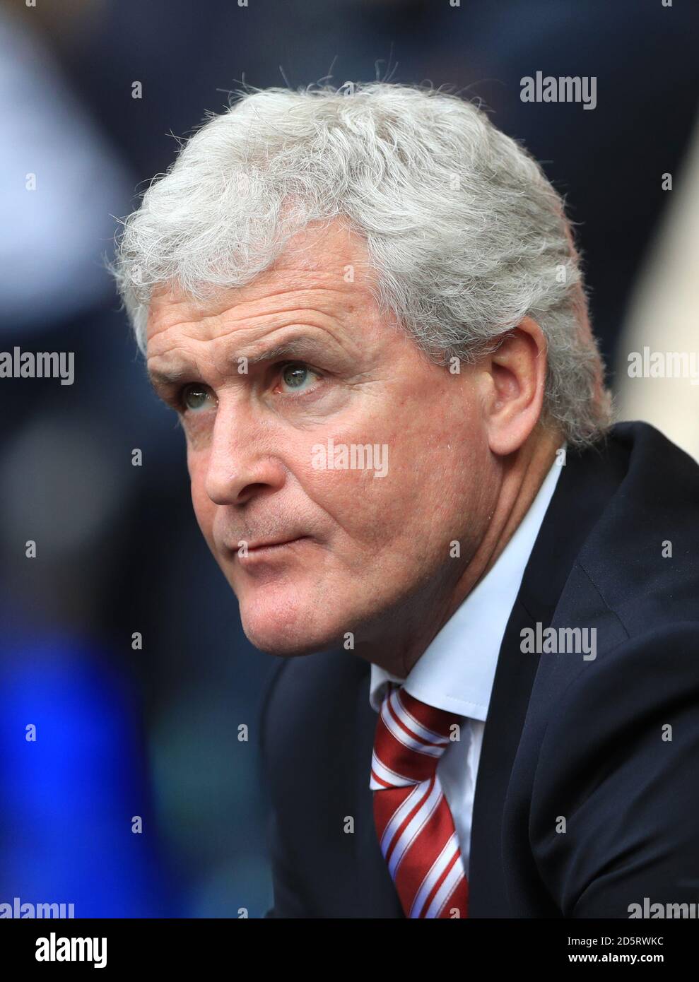Stoke City manager Mark Hughes Stock Photo - Alamy