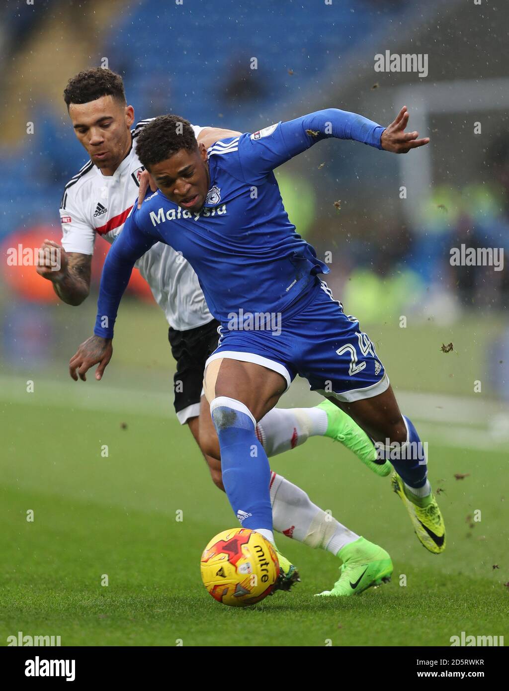 Cardiff City's Kadeem Harris Stock Photo - Alamy