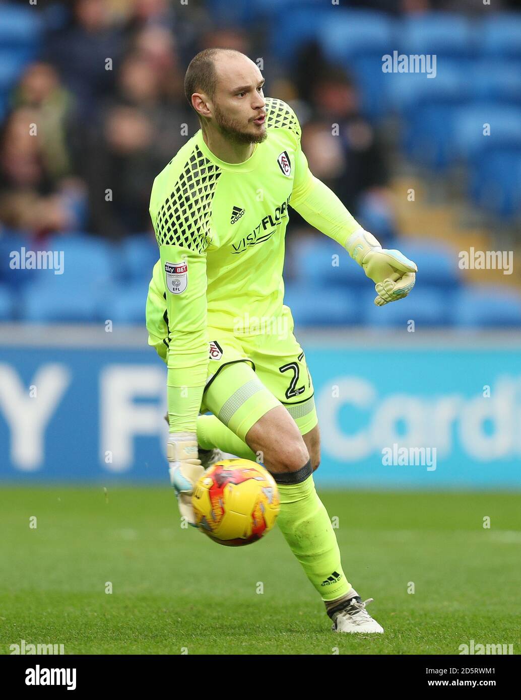 Fulham goalkeeper David Button Stock Photo - Alamy