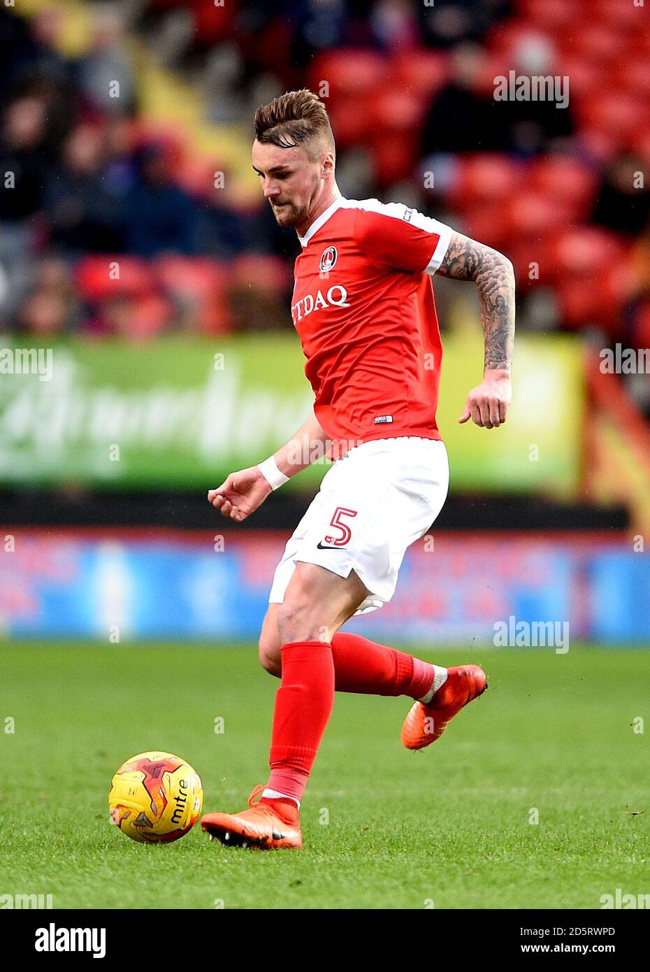Charlton Athletic's Patrick Bauer Stock Photo - Alamy