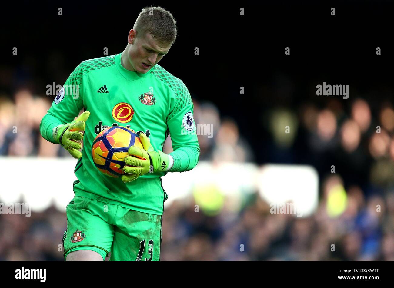Sunderland goalkeeper Jordan Pickford Stock Photo - Alamy