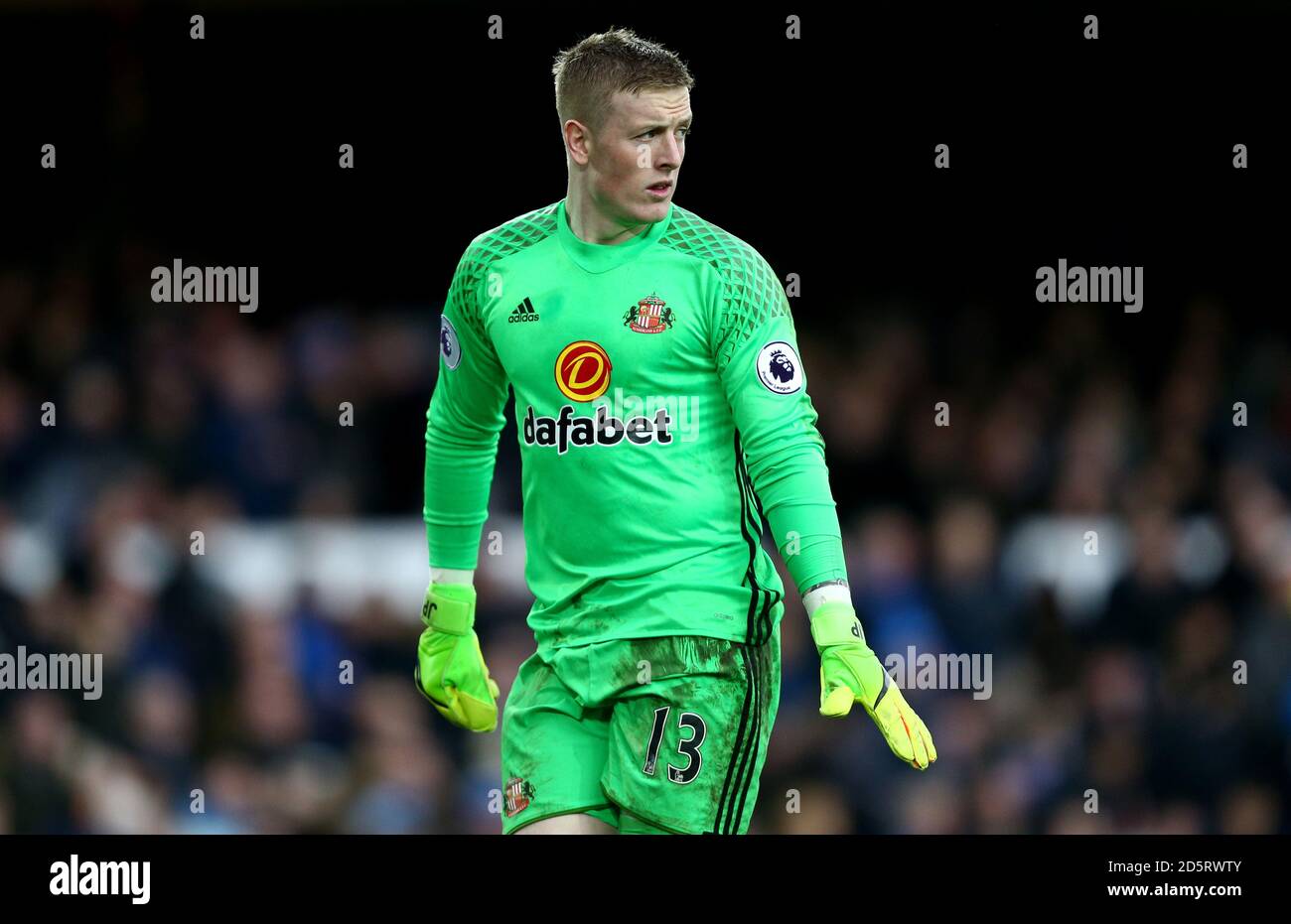 Sunderland goalkeeper Jordan Pickford Stock Photo - Alamy